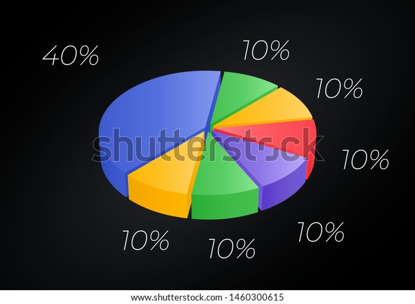 Isometric Cycle Diagram Infographics Vector Chart Stock Vector (Royalty ...