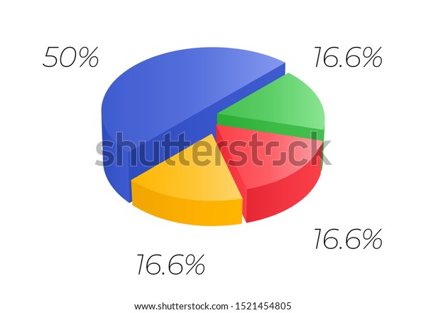 Isometric Cycle Diagram Infographics Vector Chart Stock Vector (Royalty ...