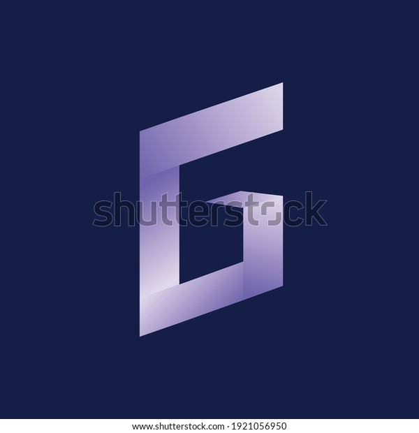 Isometric G Logo Logo Design Grid Stock Vector (Royalty Free ...