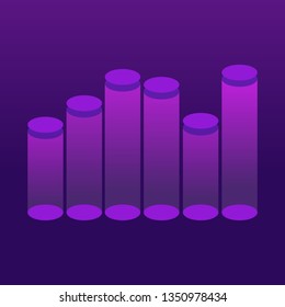 Isometric Growth Graph Chart 3d Graph Stock Vector (Royalty Free ...