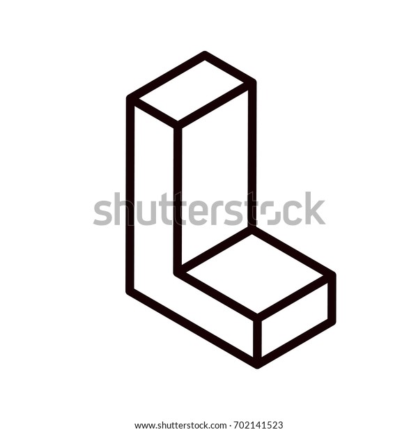 Isometric Letter L Stock Vector (Royalty Free) 702141523 | Shutterstock