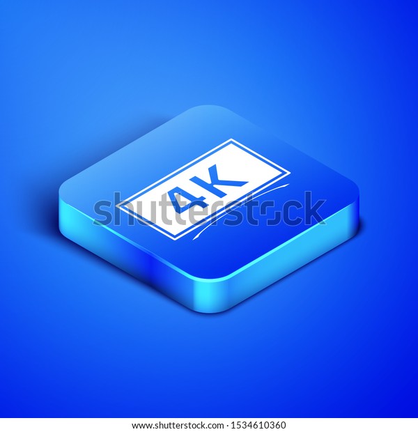 Isometric Screen Tv 4k Ultra Hd: vector de stock (libre de regalías ...