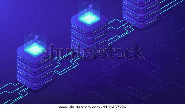 Isometric Serverside Processing Concept Dns Data Stock Vector (Royalty ... Isometric Serverside Processing Concept Dns Data Stock Vector (Royalty ...