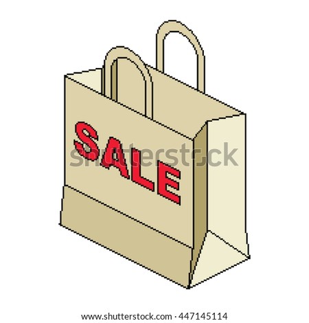 Isometric Shopping Bag Stock Vector (Royalty Free) 447145114 - Shutterstock