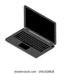 Isometric Vector Laptop Digital Laptop Icon Stock Vector (Royalty Free ...