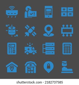Isometric Web Icons Router User Calculator Stock Vector (Royalty Free ...