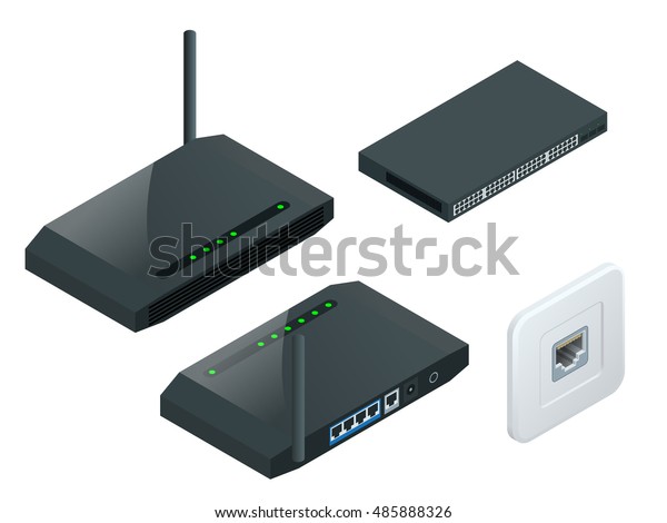 1,016 Network switch isometric 图片、库存照片和矢量图 | Shutterstock