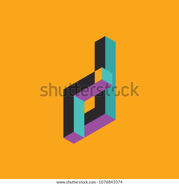 Isometric Word Logo Stock Vector (Royalty Free) 1076841074 | Shutterstock