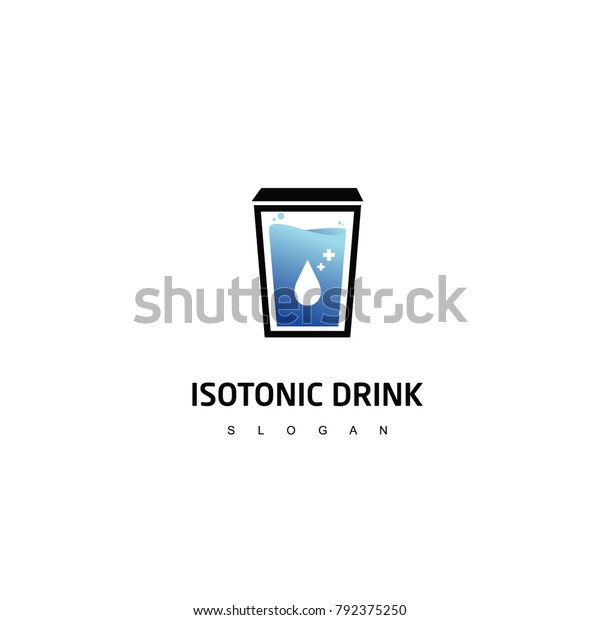 Isotonic Drink Logo Menu List Icon Stock Vector (Royalty Free ...