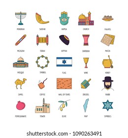 Filled Outline Success Icon Set Success Stock Vector (Royalty Free ...