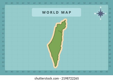 Israel Map World Map International Vector Stock Vector (Royalty Free ...