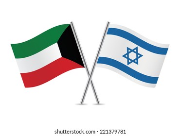 Palestine Israel Flags Vector Illustration Stock Vector (Royalty Free ...