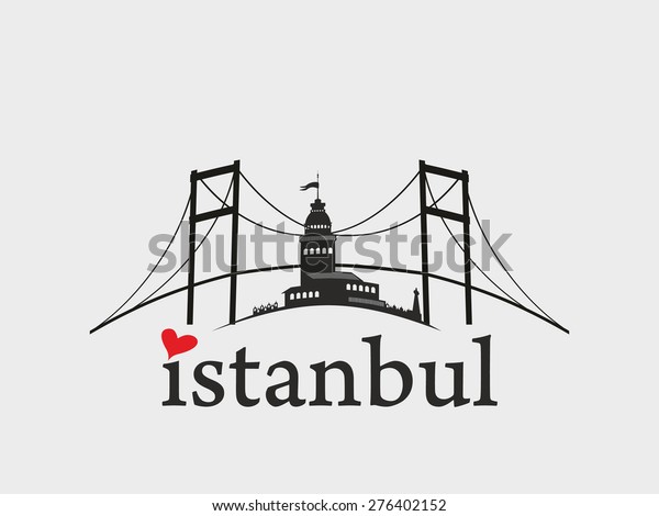 Istanbul City Vector Art Stock Vector (Royalty Free) 276402152