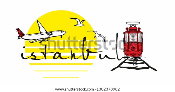 Istanbul Graphic Design Vector Art Stock Vector (Royalty Free ...