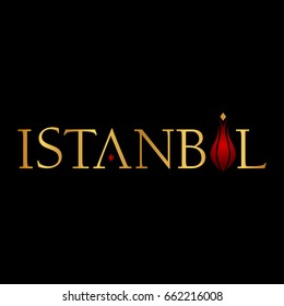 Istanbul Logo Icon Symbol Vector Illustration Stock Vector (Royalty ...
