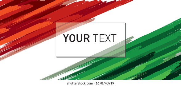 Italian Flag Design Central Title Articles Stock Vector (Royalty Free ...