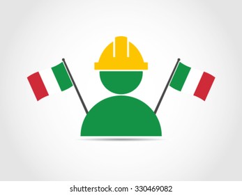 Italian Labor Stock Vector (Royalty Free) 330469082 | Shutterstock