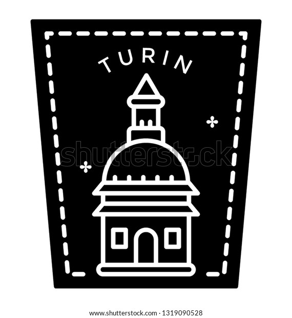 Italian Logo Turing Stamp Icon Stock Vector (Royalty Free) 1319090528 ...