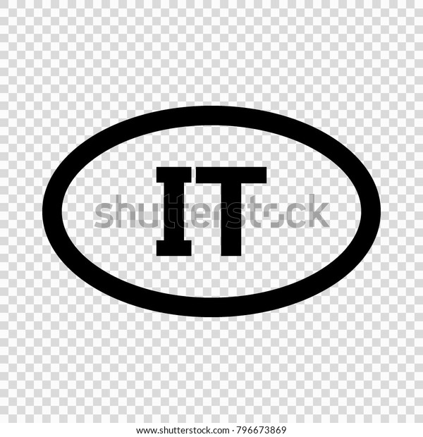 Italy Code Symbol Short Country Name Stock Vector (Royalty Free ...