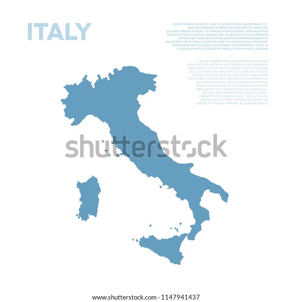 Italy Infographic Vector Map Stock Vector (Royalty Free) 1147941437 ...