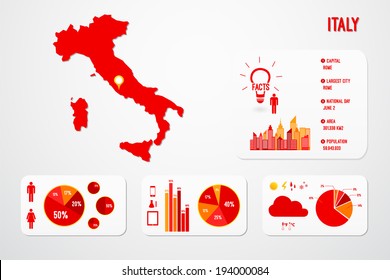 5,994 Italy infographic Images, Stock Photos & Vectors | Shutterstock