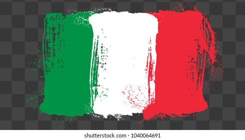 Italy Splattered Flag High Resolution Stock Vector (Royalty Free ...