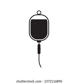 Iv Drip Bag Icon Vector Illustration Stock Vector (Royalty Free ...