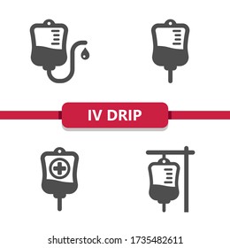 Iv Drip Icons Professional Pixel Perfect Stock Vector (Royalty Free ...