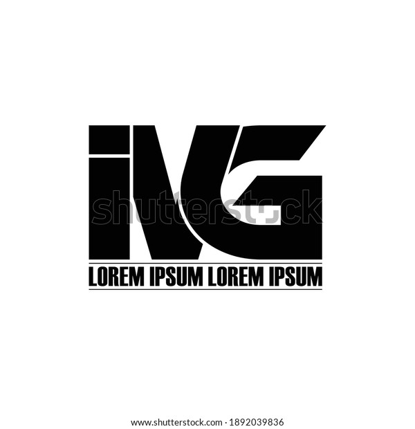 Ivg Letter Monogram Logo Design Vector Stock Vector (Royalty Free ...