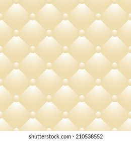 Ivory Seamless Quilted Leather Texture Vector Stock Vector (Royalty ...