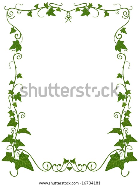 Ivy Floral Template: vector de stock (libre de regalías) 16704181 ...