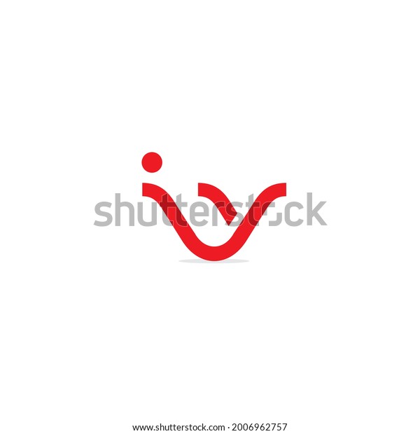 Ivy Logo Simple Modern Design Stock Vector (Royalty Free) 2006962757