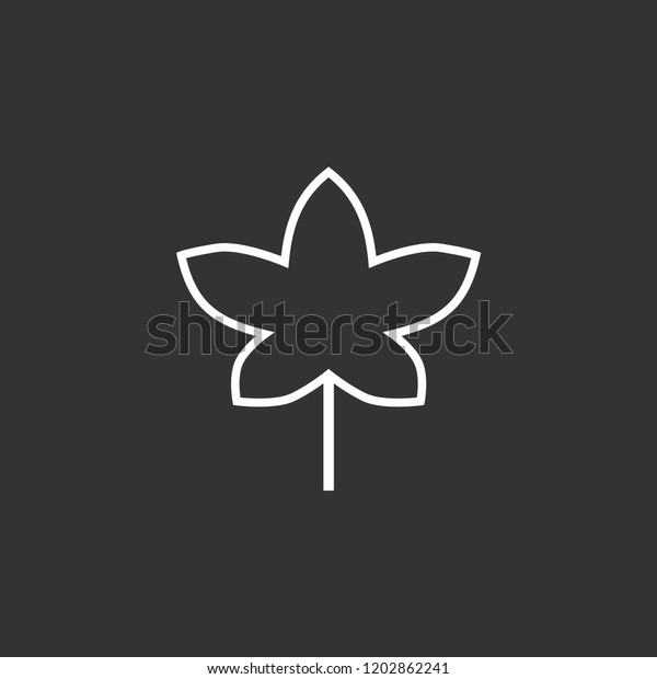 Ivy Vector Icon Stock Vector (Royalty Free) 1202862241 | Shutterstock