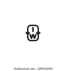 Iw Line Bold Concept High Quality Stock Vector (Royalty Free ...