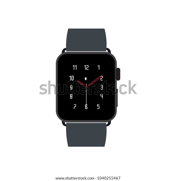 Iwatch Apple Smart Watch Vector Digital Stock Vector (Royalty Free ...