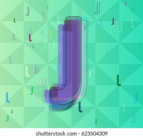 J Alphabet Background Art Stock Vector (Royalty Free) 623504309
