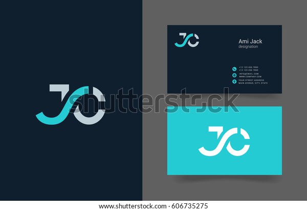 J C Letter Logo Design Vector Stock Vector (Royalty Free) 606735275 ...