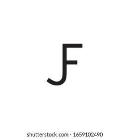 J F Jf Logo Simple Vector Stock Vector (Royalty Free) 1659102490 ...