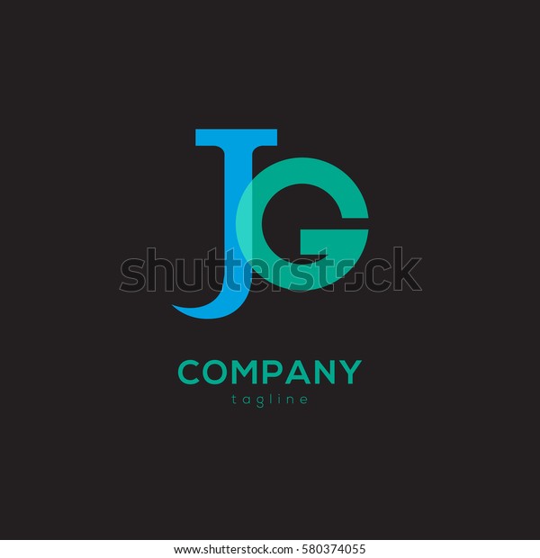 J G Letter Logo Design Vector: เวกเตอร์สต็อก (ปลอดค่าลิขสิทธิ์ ...