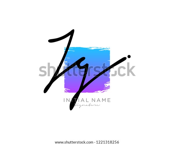 J G Signature Initial Logo Template Stock Vector (Royalty Free ...