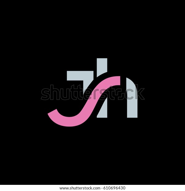 J H Letter Logo Design Vector Stock Vector (Royalty Free) 610696430 ...