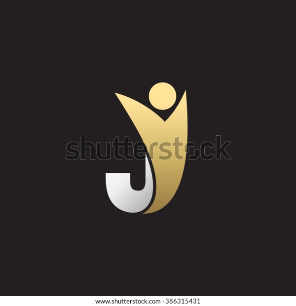 J Initial Alphabet Letter Logo Swoosh Stock Vector (Royalty Free ...