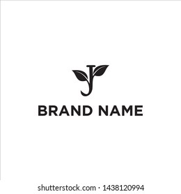 J Leaf Logo Vector Icon Stock Vector (Royalty Free) 1438120994