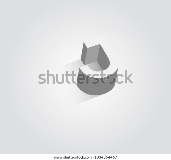 J Letter 3d Logo Design Vector Stock Vector (Royalty Free) 1034354467 ...