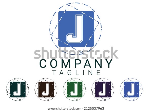 J Letter New Logo Icon Design Stock Vector (Royalty Free) 2125037963 ...