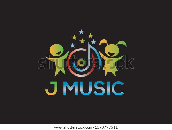 J Music Logo Vector Stock Vector (Royalty Free) 1573797511 | Shutterstock