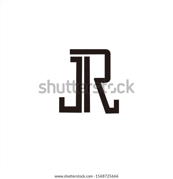 J R Letter Logo Vector Brands Stock Vector (Royalty Free) 1568725666 ...
