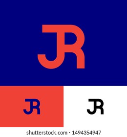 J R Logo J R Monogram Stock Vector (Royalty Free) 1494354947 | Shutterstock