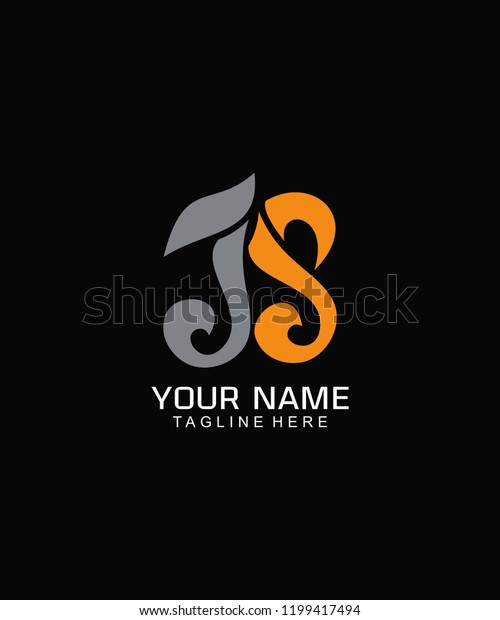 J S Letter Design Logo J Stock Vector (Royalty Free) 1199417494 ...