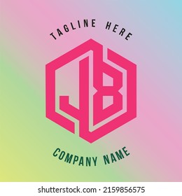 J8 Lettering Logo Simple Easy Understand Stock Vector (Royalty Free ...